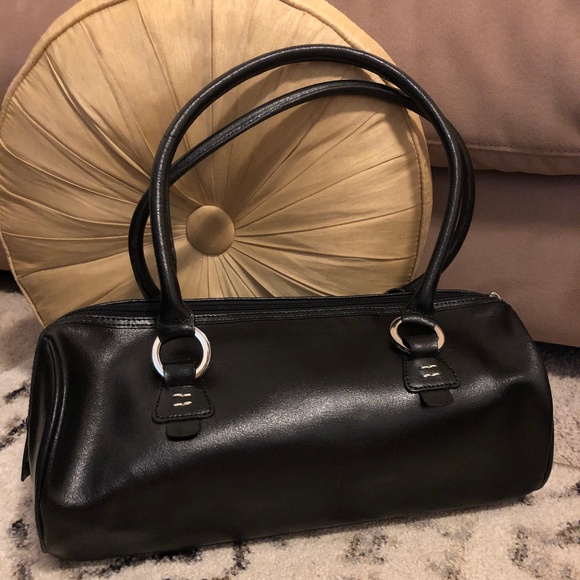 Alfani | Bags | Alfani Black Leather Cigar Purse | Poshmark